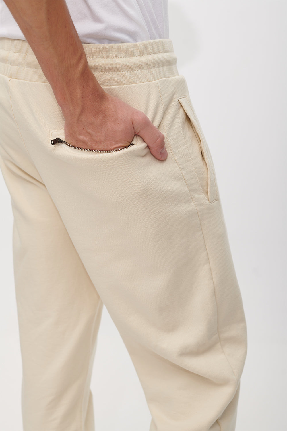 Perfect Beige Sweatpants for Men | 400GSM Organic Cotton Perfect Beige Sweatpants for Men | 400GSM Organic Cotton